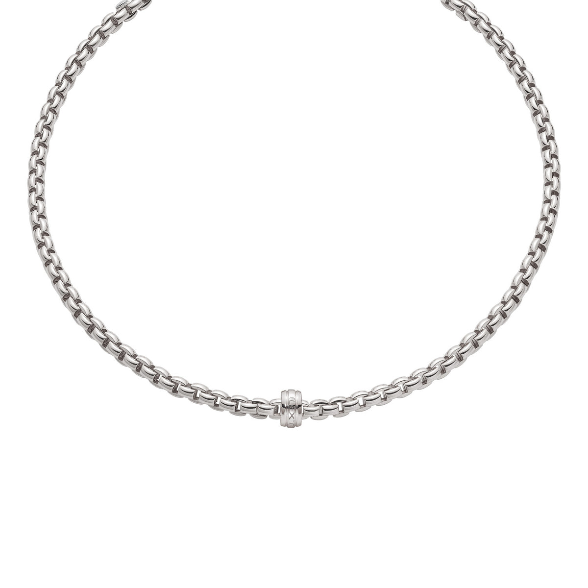 FOPE 18K White Gold Flex'it Necklace - EKA Collection – Jackson Hole Jewelry Company