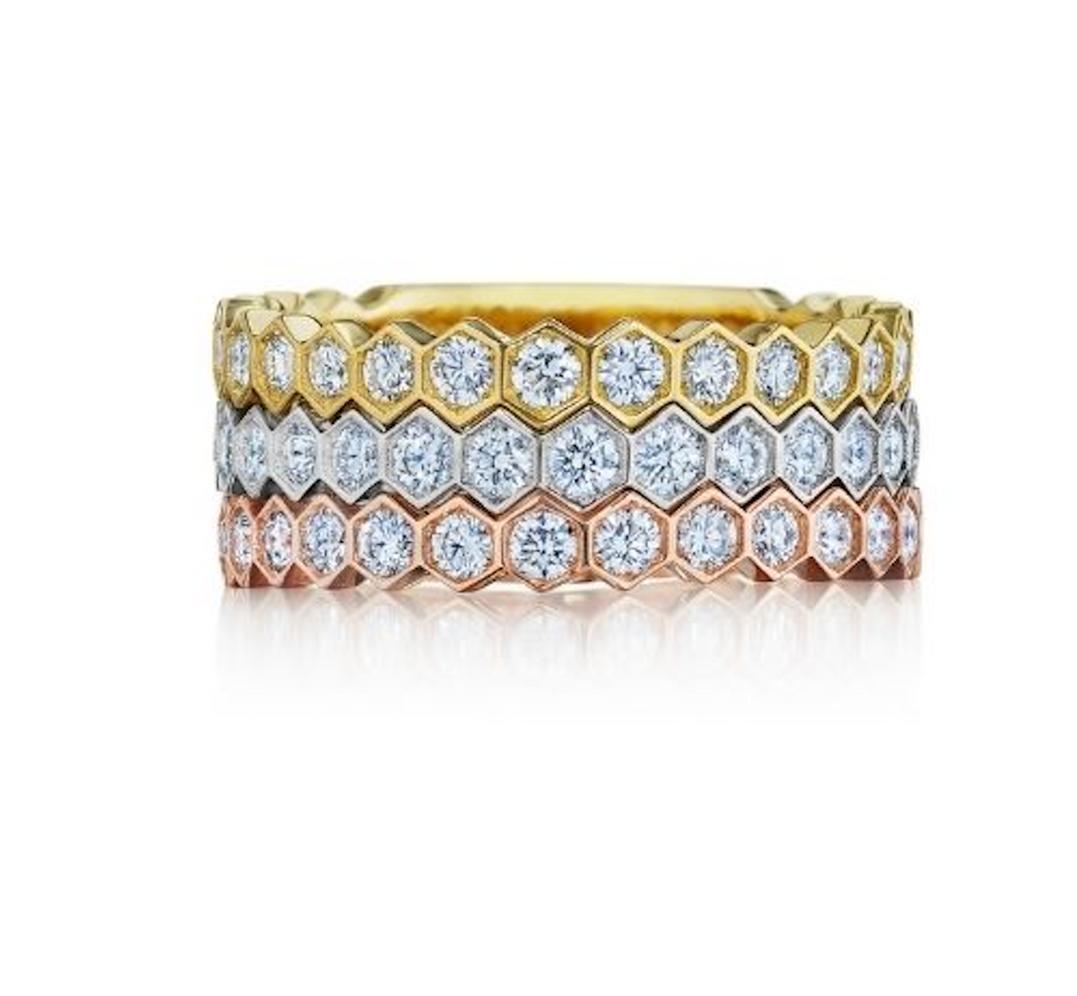 Hex Collection Diamond Band Ring in 18K Gold 1.8 CTTW – Jackson Hole ...