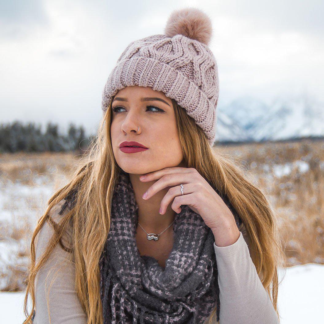 Silver Teton Ski Goggle Necklace – Jackson Hole Jewelry Company